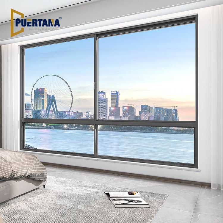 Thermal Break Aluminum Ultra Slim Line Frame Slider Horizontal Sliding Windows | Aluminum ...